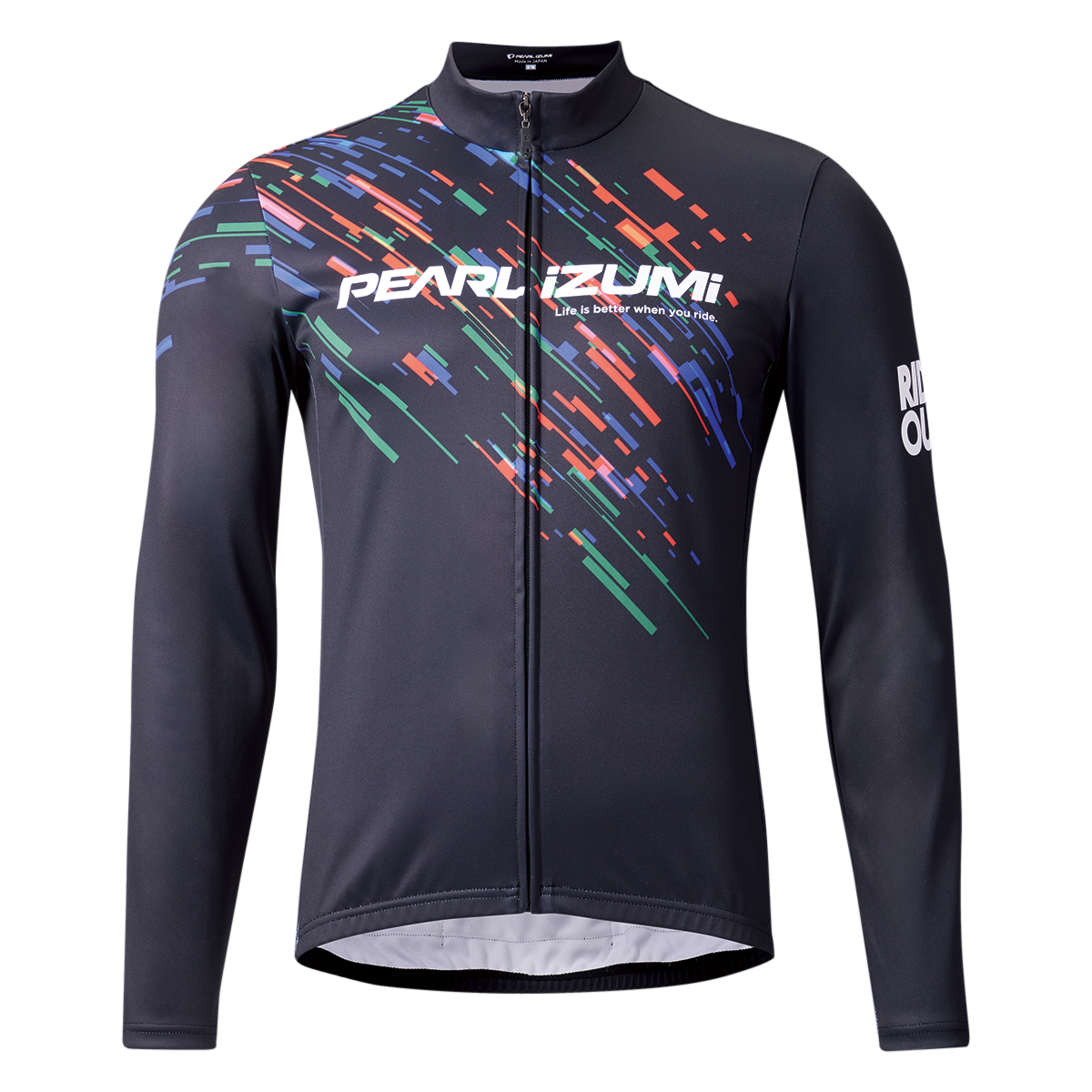 B3455-BL：プリント ジャージ（ワイドサイズ） | パールイズミ（Pearl Izumi） 秋口・春先向け15℃対応サイクルジャージ